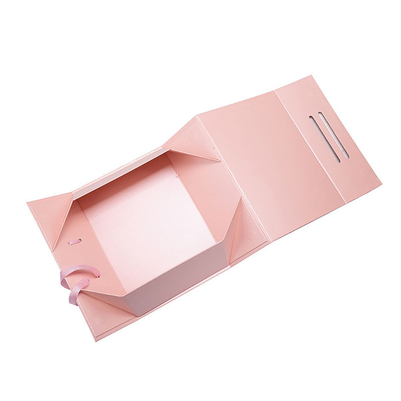 CMYK Printed Corrugated Cardboard Folding Gift Box / Rectangle Shape ...